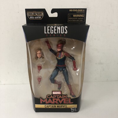 Marvel Captain Marvel 6-inch Legends Captain Marvel in Costume Figure ...
