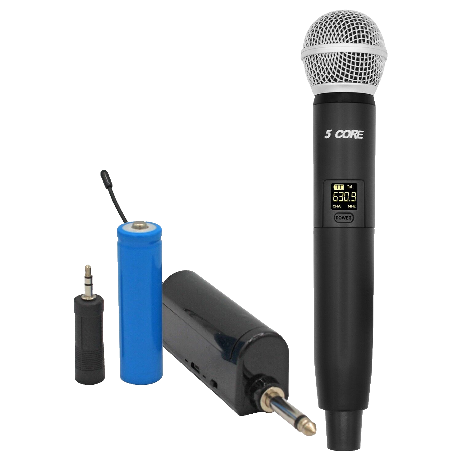 Professional VHF Wireless Handheld Microphone System Karaoke w/Adapter ...