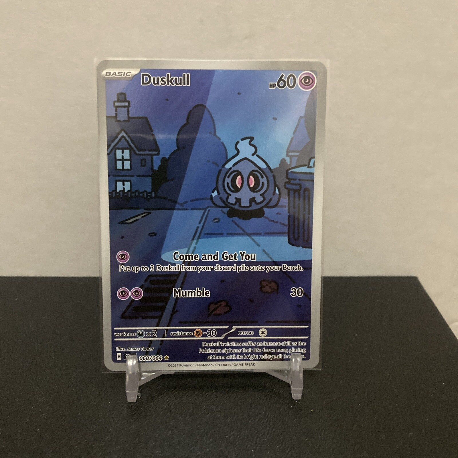 NM-Mint Duskull - 068/064 - Illustration Rare Pokemon Shrouded Fable | eBay