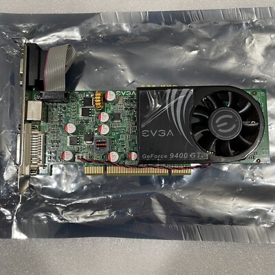 EVGA Nvidia Geforce 9400 GT 9400GT 1GB DDR2 PCI slot Video Card 01G-P1 ...