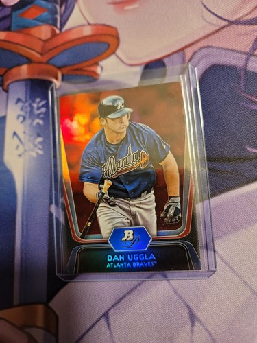 2012 Bowman Platinum Ruby Red Dan Uggla Baseball Card #63 BRAVES HTF ...