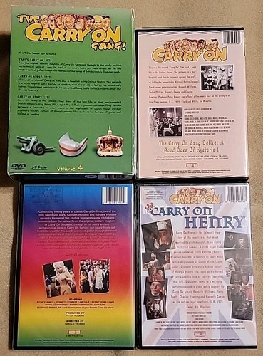 The Carry On Gang: Volume 4 (DVD, 3-Film Box Set) That's Carry On ...