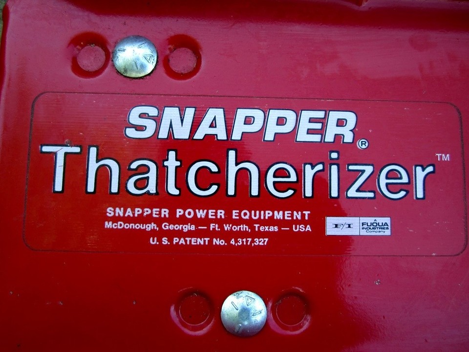 Genuine Snapper Thatcherizer Lawn Mower Dethatching Rake Attachment | eBay