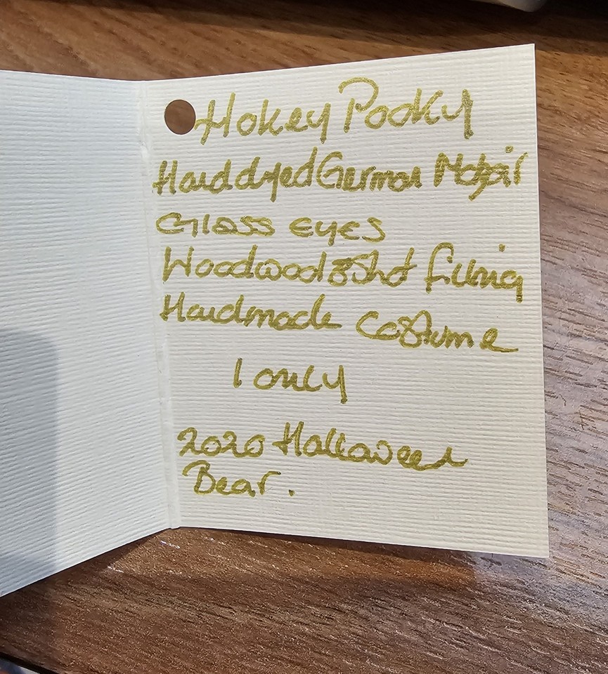 Adorable One Of A Kind Hockey Pooky By Samantha Jane Bears | eBay UK