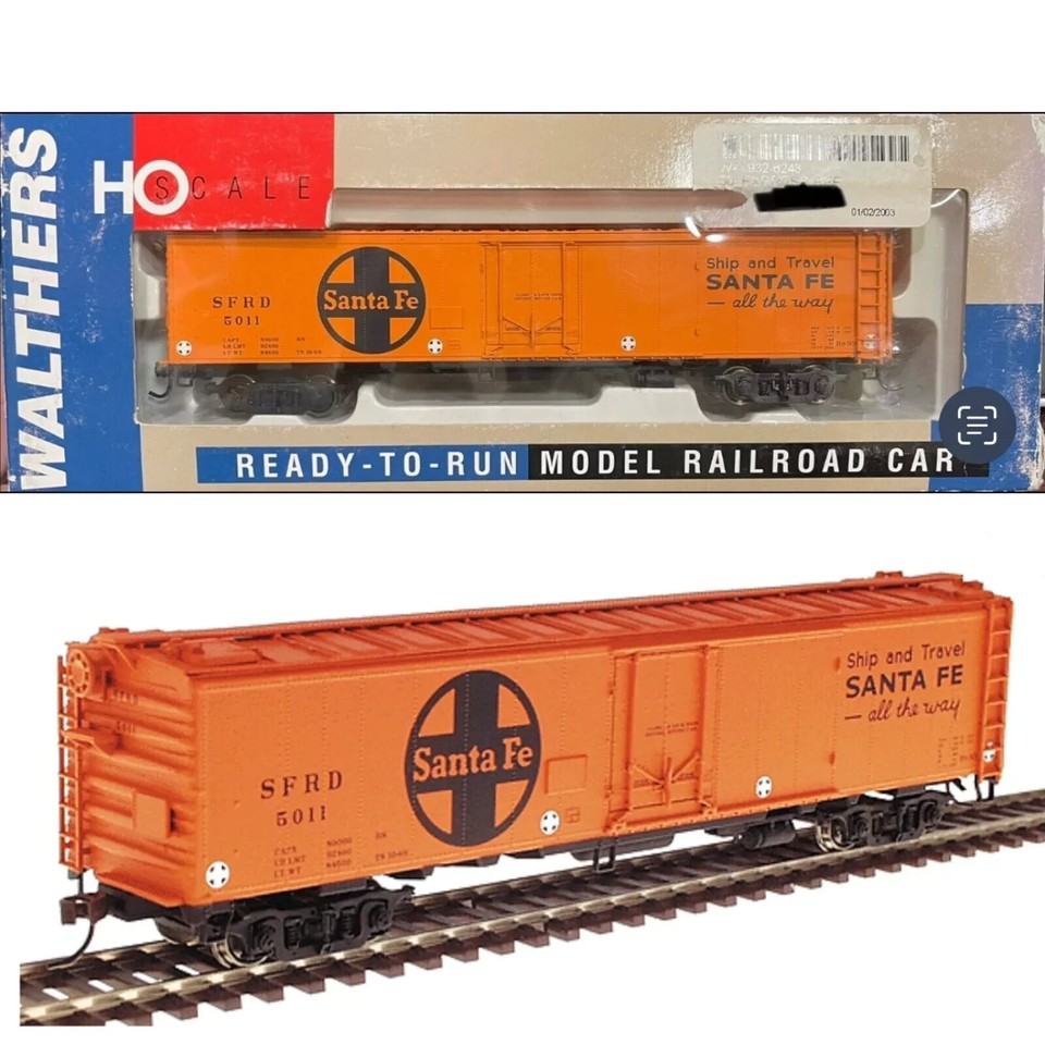 Bachmann HO Scale ~ New 2025 ~ Santa Fe Boxcar #56252 ~ 50' Steel ...