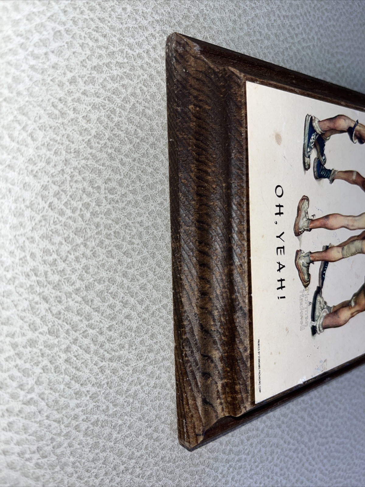 Norman Rockwell Basketball Players ( Oh Yeah ! ) Wall Hanging Plaque ...