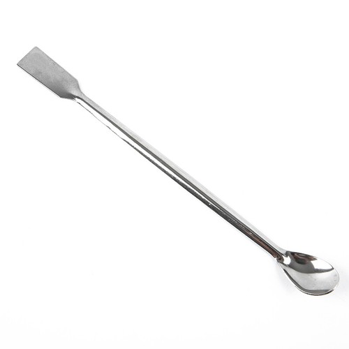 12Pcs Stainless Steel Lab Spoon Spatula Laboratory Sampling Spoon ...