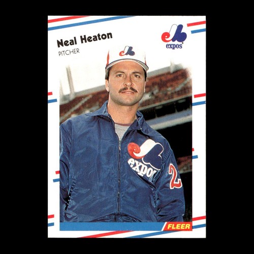 Neal Heaton 1988 Fleer Montreal Expos #185 R326R 85 | eBay