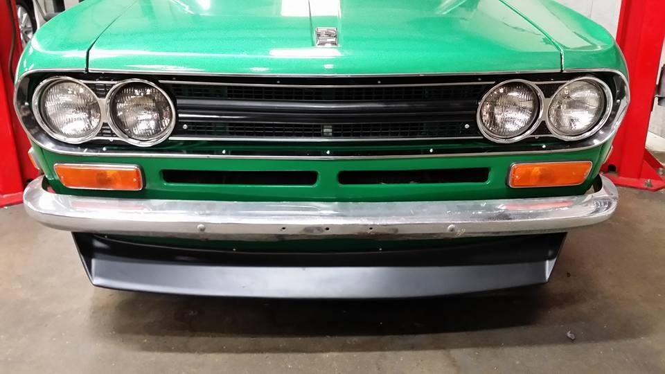 V1.Front Lip Spoiler Steel Chin Spoiler fit for Datsun 521 pickup / Pon ...