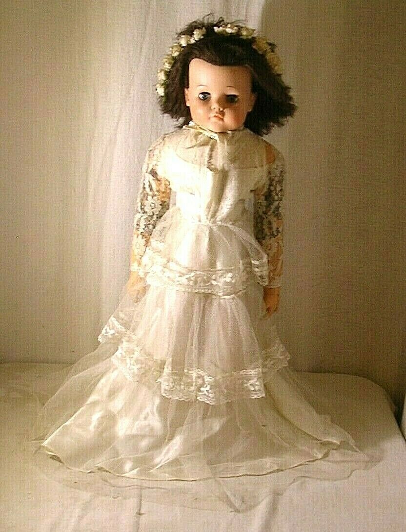 A-E 251 Doll,26"- 28",Allied Eastern, Original Clothes, No Box,in poor ...