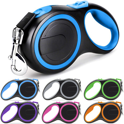 Retractable Dog Lead Extendable Training Dog Leash Pet Leads 3 Sizes 3m ...