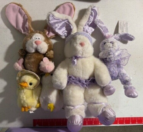 Nice lot of Easter bunnies & chicks 6 - 14" | eBay