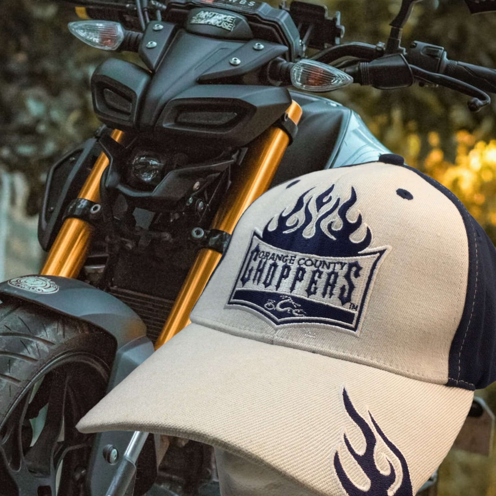 Vintage Orange County Choppers Cap OCC Baseball Hat Biker Motorcycle ...