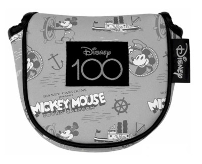 Disney 100th Anniversary Golf Putter Cover Mallet Type Monochrome NEW ...