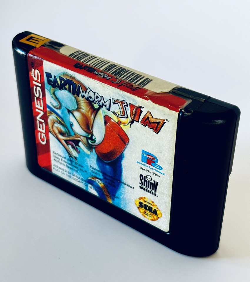 Earthworm Jim [Sega Genesis] *CASE AND CARTRIDGE ONLY* | eBay