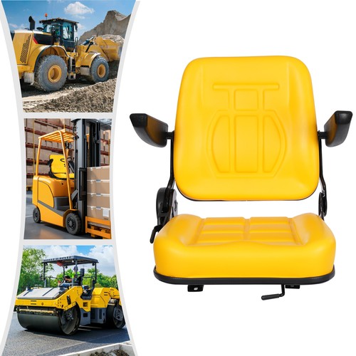 Dozer Seat Excavator Mower Seat Tractor Seat Forklift Seat W/Adjustable ...