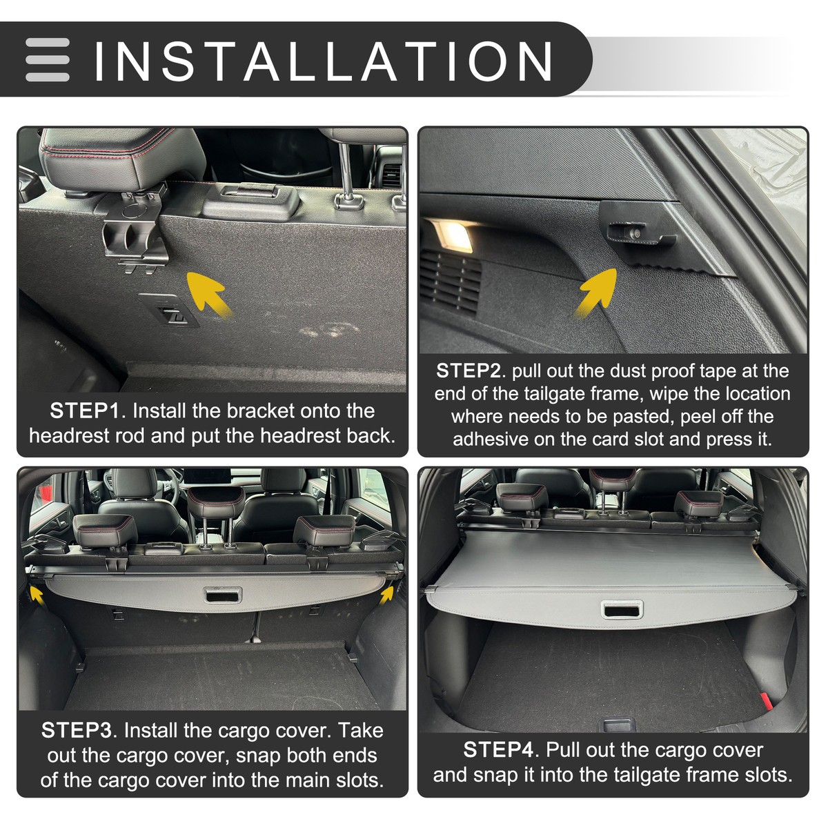 2013 Escape Se Tonneau Cover Ford Escape Cargo Cover In All Categories