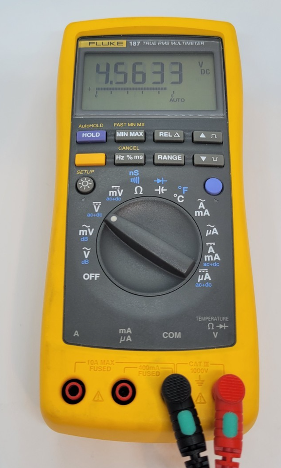 Fluke 187 True RMS Multimeter ***No Test Leads | eBay