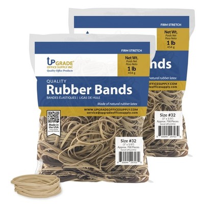Natural Crepe Rubber Bands Size 32 Bulk Pack 1400 Bands Made In Usa ...