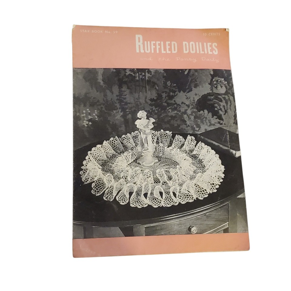 Vintage 1948 Ruffled Doilies Star Book #59 15 Page Booklet | eBay