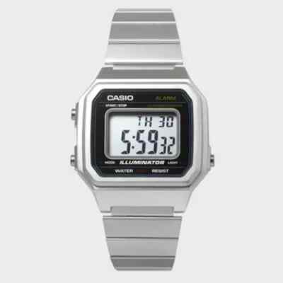 Casio B650WD-1A | Unisex Digital Quartz Wrist Watch, Stainless Steel ...