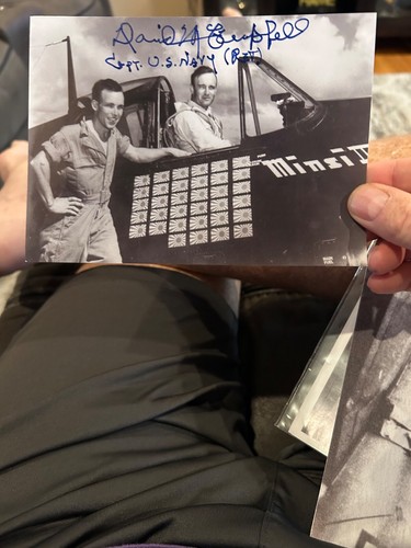 Navy Top Ace MOH David McCampbell Signed Photo - 34 Kills | eBay