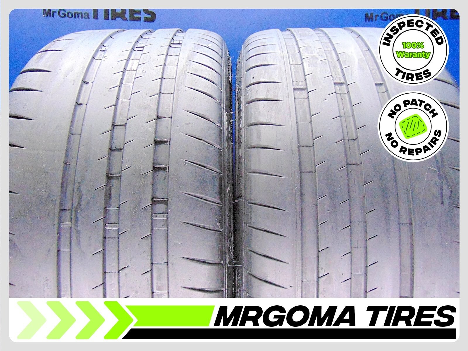 SET OF 2 MICHELIN PILOT SPORT CUP 2 XL 245/35/20 USED TIRES 66% LIFE ...