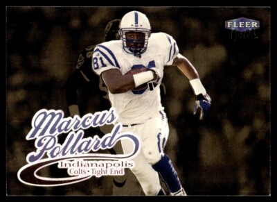 1999 Ultra Gold Medallion Marcus Pollard G61 Indianapolis Colts #159G ...