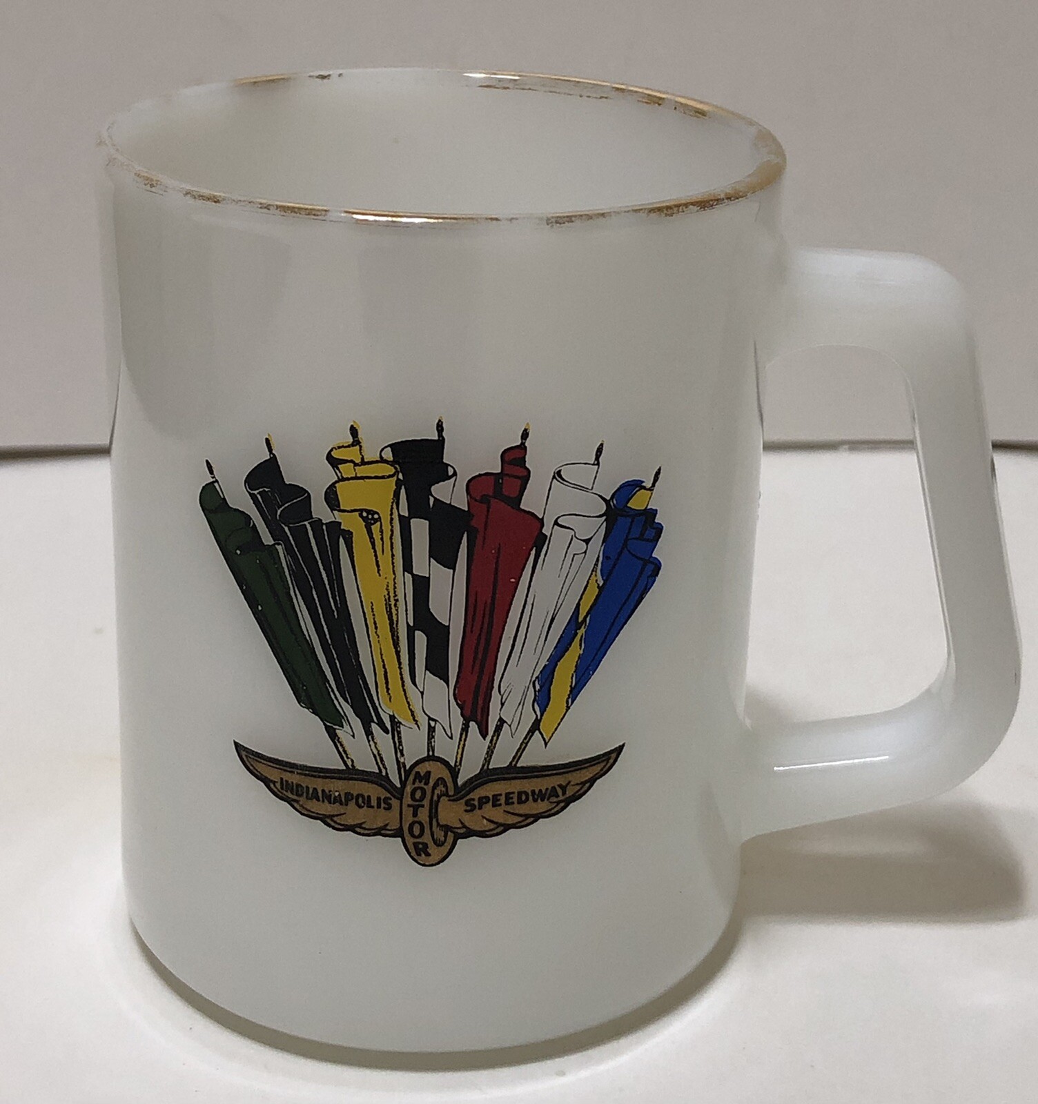 Vintage FEDERAL Coffee Mug - Indianapolis Motor Speedway - Indy 500 ...