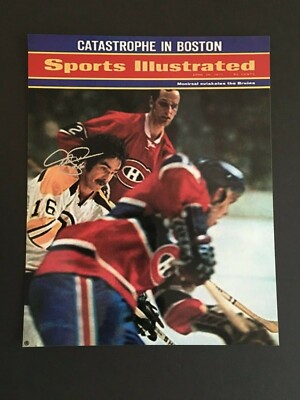 DEREK SANDERSON AUTOGRAPHED 8 X 10 S.I. PHOTO C.O.A. | eBay