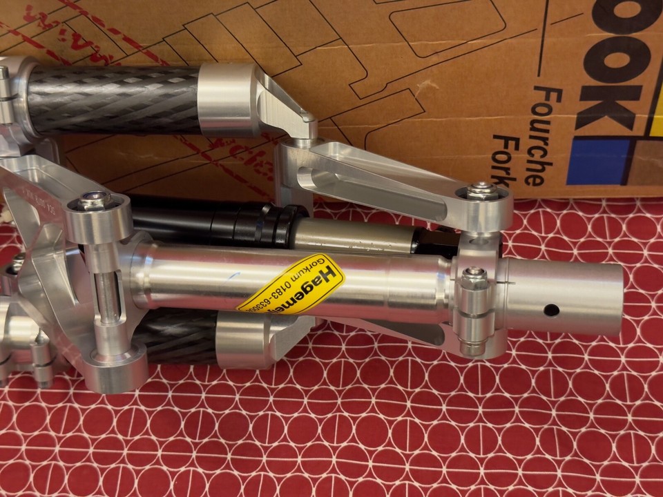 LOOK FOURNALES CARBON FIBER SUSPENSION FORK - DISC BRAKE MOUNT !!! | eBay