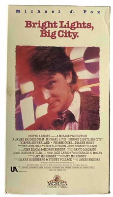 VHS: Bright Lights, Big City: Michael J Fox 27616143631| eBay