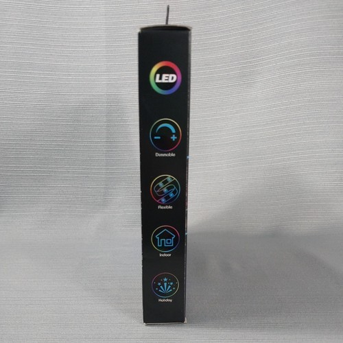 Aura 12 ft. LED Color Strip Light with Remote Pre-Programmed Holiday ...