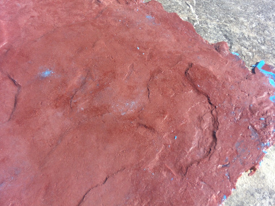 Slate Seamless Texture Stamp Mat Skin 3' Concrete Cement Stamping Tools ...