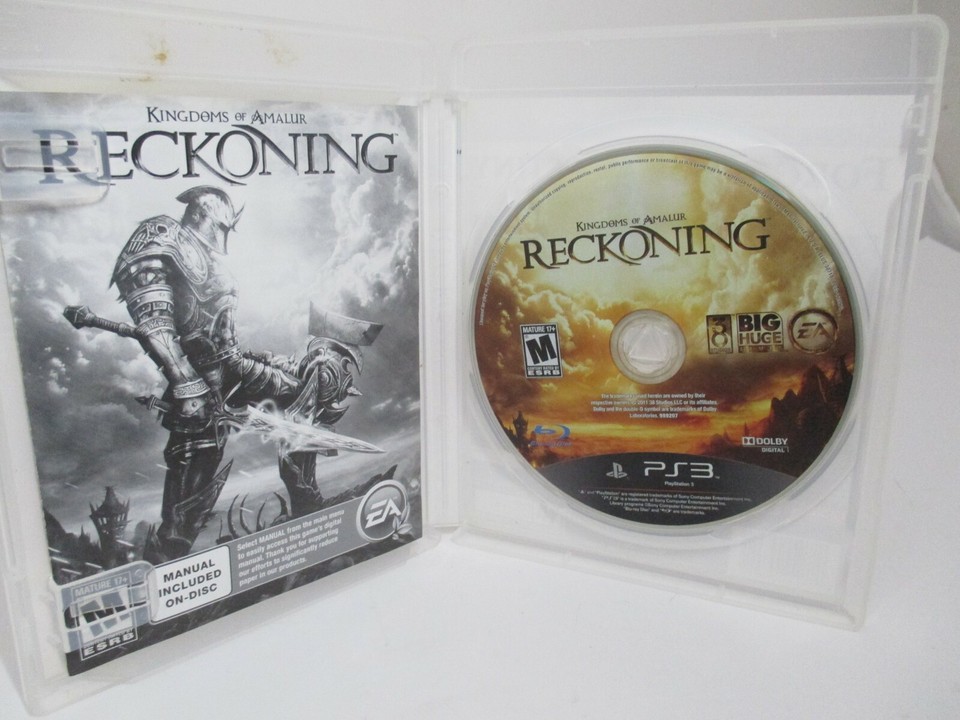 Kingdoms of Amalur Reckoning Sony PlayStation 3 Game PS3 Complete No ...
