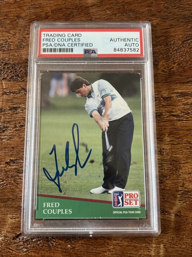 Fred Couples Signed Pro Set Card Psa Dna Coa Slabbed Autographed PGA ...