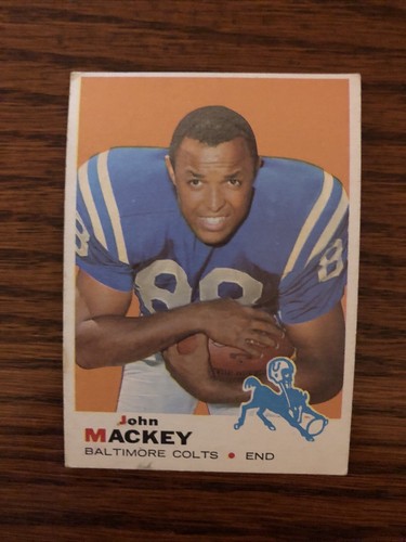 John Mackey 1969 Topps #207 Baltimore Colts HOF | eBay