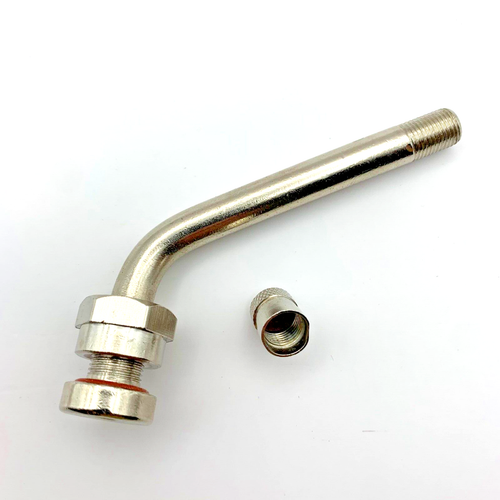 (10 Pack) Aluminum Tire Valve Stem O-Ring Clamp-In 60 Degree Bend ...