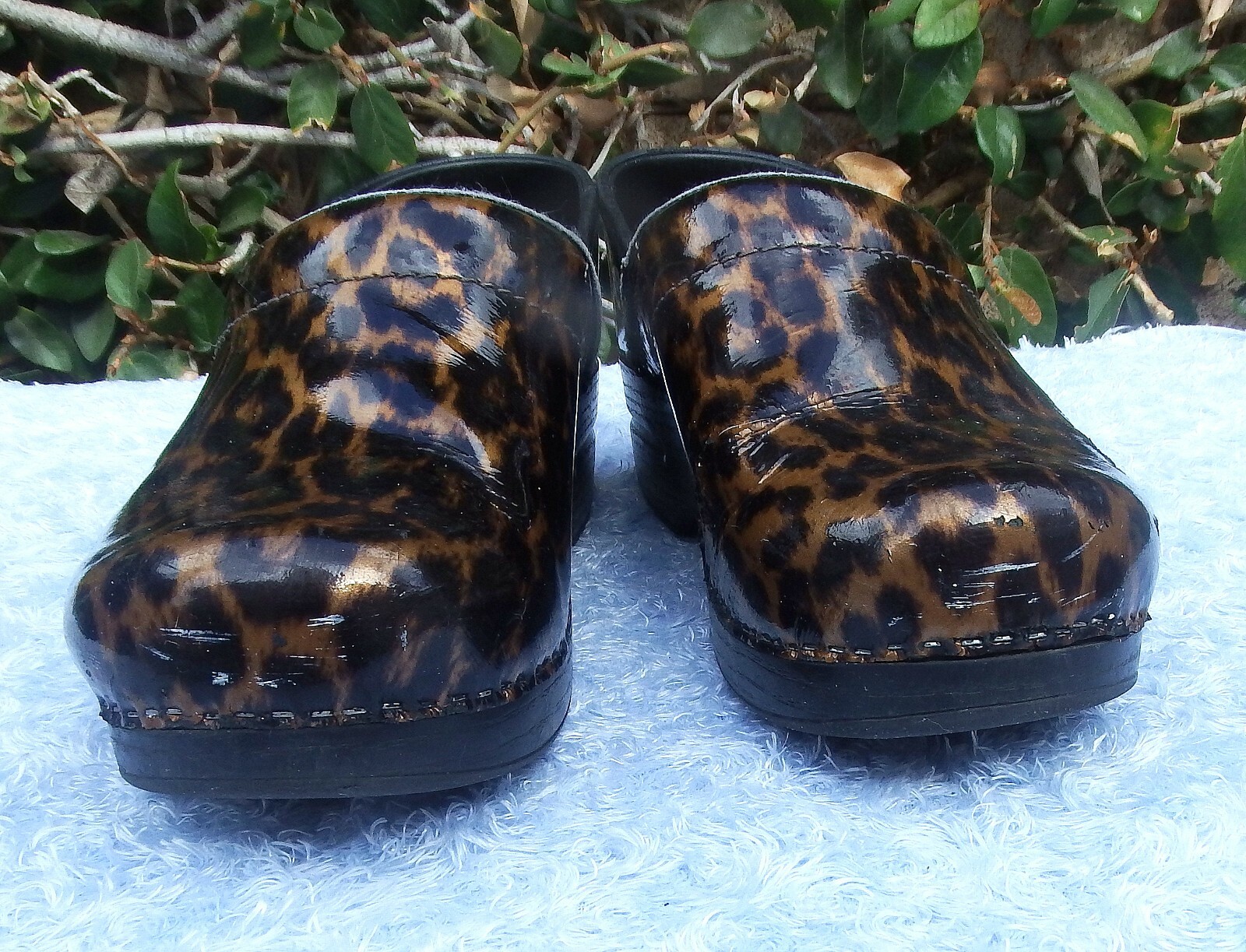 DANSKO PROFESSIONAL CLOGS ~ Leopard Print Patent Leat… - Gem