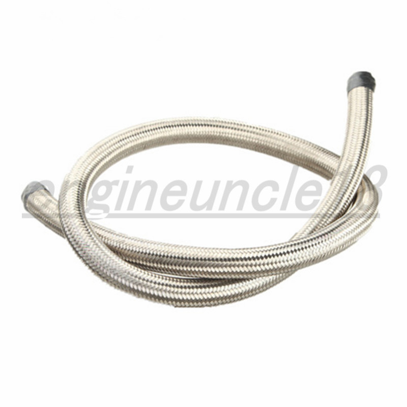 AN16 AN-16 AN 16 Stainless Steel Double braided 1500 PSI Oil Fuel Gas ...
