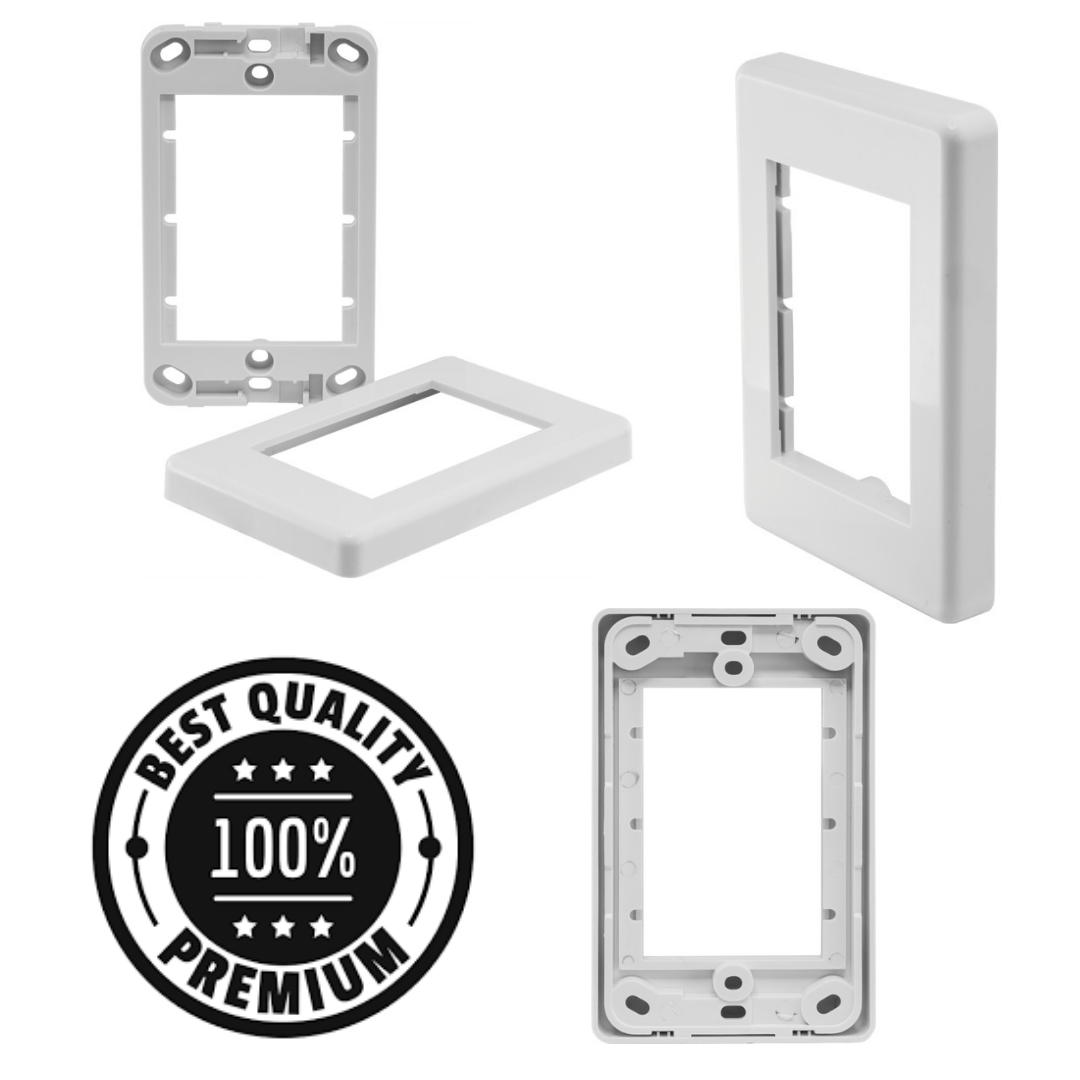 MODULAR WALL PLATE FRAME CLIPSAL STYLE FITS 3 MODULES PRO 2 | eBay ...