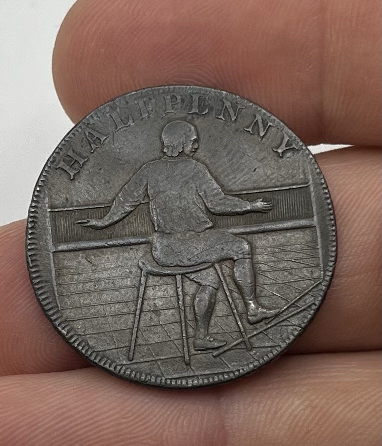 George III Era Rochdale Halfpenny Token Coin 1791 | eBay UK