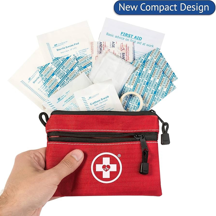 Swiss Safe 2-in-1 First Aid Kit, Bonus Mini Kit- Emergency Aid, 64 Pc ...