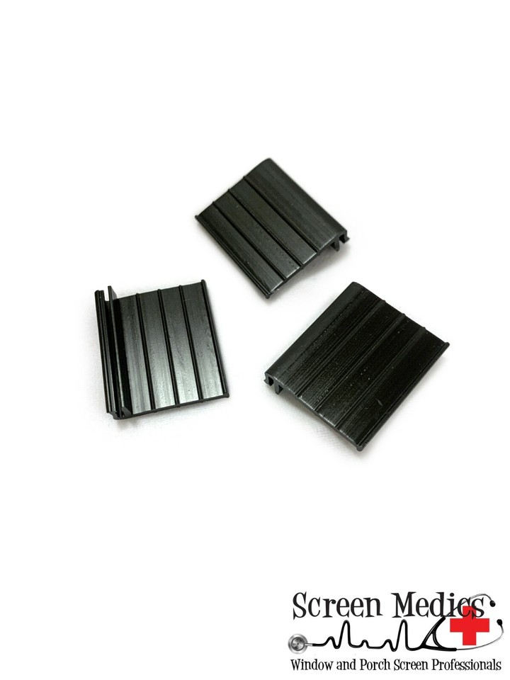 12 Pack - Black Pull Tabs for Window Screens - Hard PVC | eBay