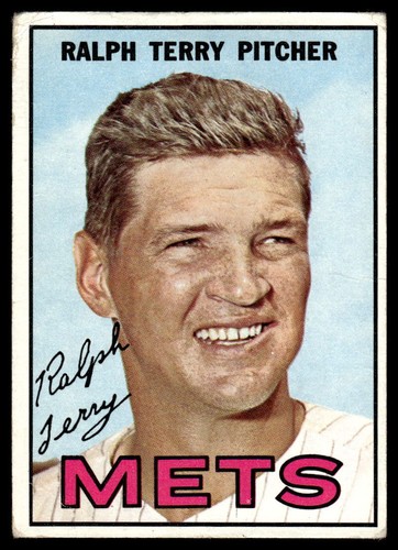 1967 Topps Ralph Terry #59 New York Mets Baseball Card | eBay
