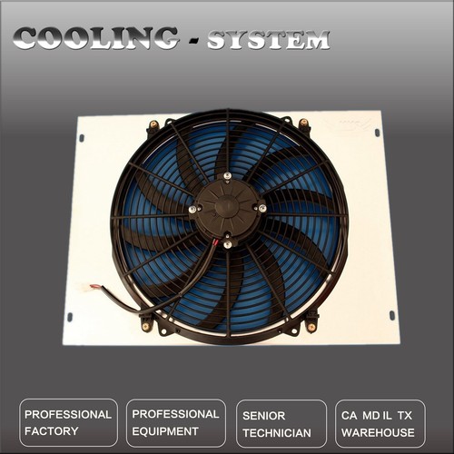 KKS Radiator Shroud & 16" Fan For 70-72 Dodge Dart Plymouth Duster ...