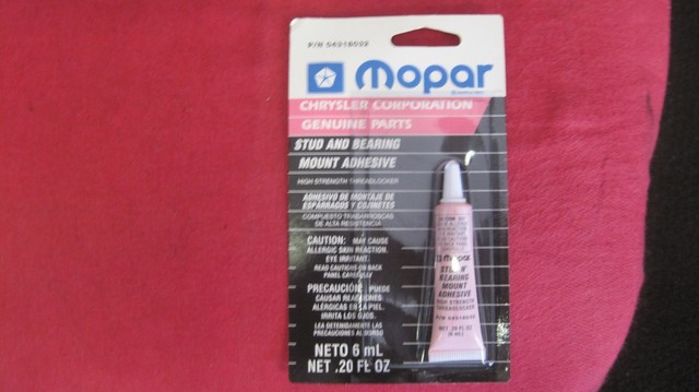 NOS Mopar Stud and Bearing Mount Adhesive P/n 04318032 for sale online ...