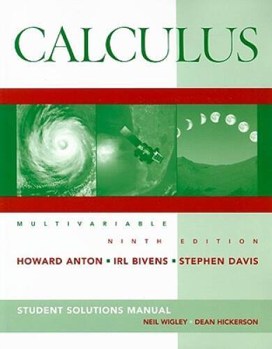 Calculus Multivariable, Student Solutions Manual - Paperback ...
