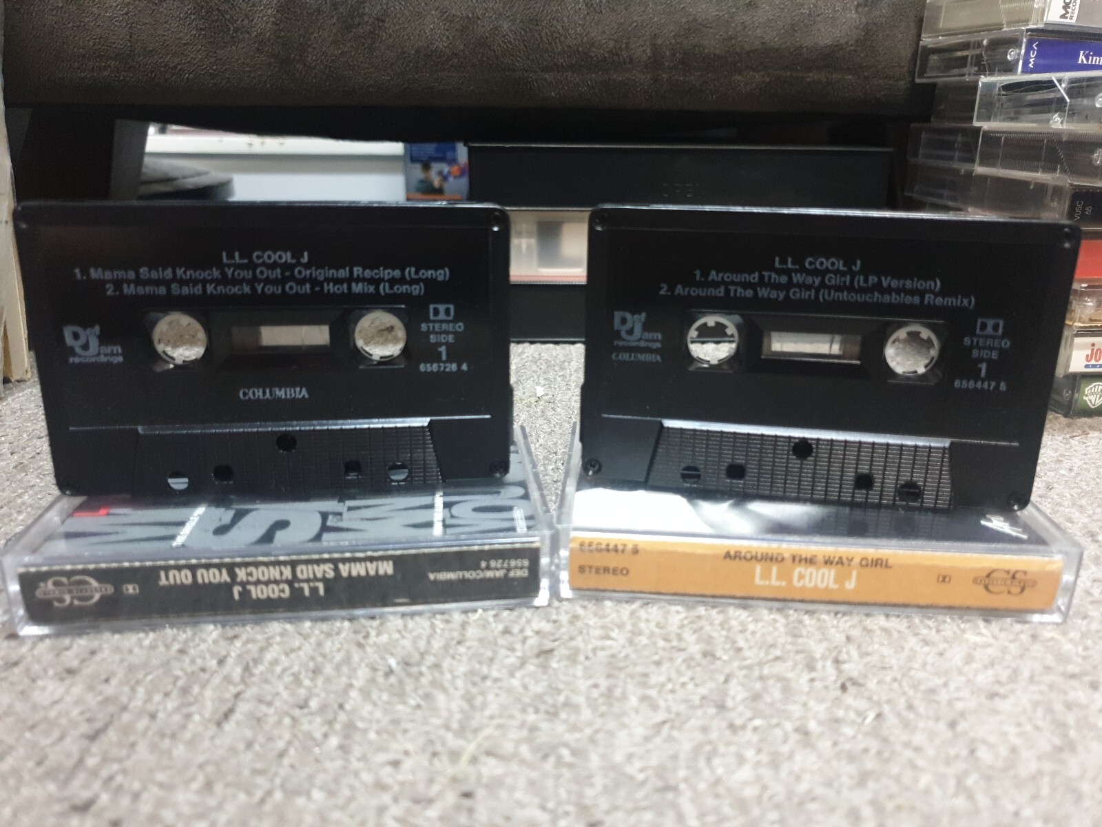 2 x L.L. Cool J Cassette Singles - Around The Way Girl & Mama Said Knock You Out | eBay Australia
