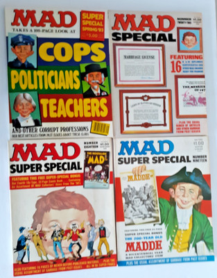 4 Mad Magazine Super Specials # 18,19,22, Spring 83 all with special ...
